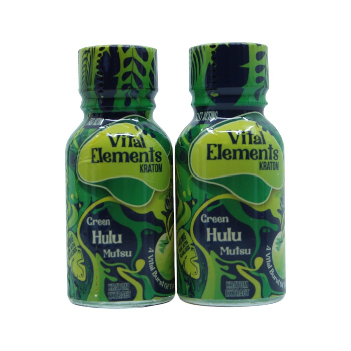 Vital Elements (Green Hulu Mutsu) Kratom Shot